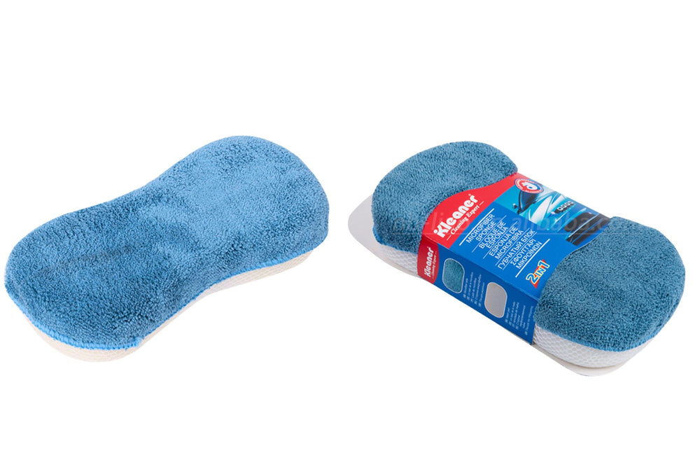 Kleaner Microfiber Car Wash Sponge 23x12x5cm Oval-Shaped – RC Direct Import